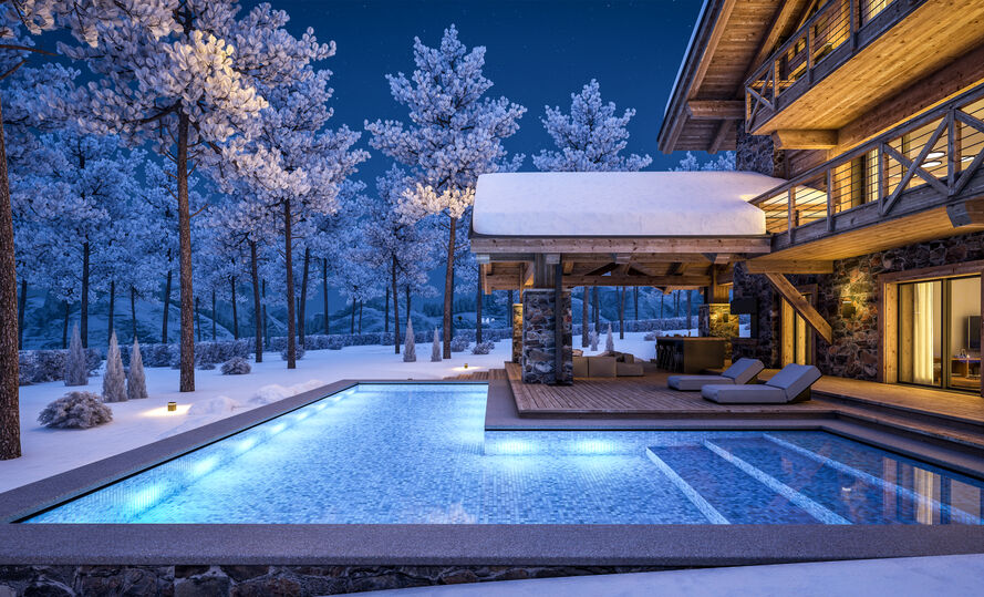 Should You Let Your Pool Freeze Over the Winter? - Dolphin Waterslides