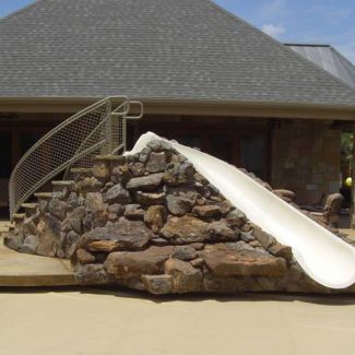 Custom Pool Slides & Fiberglass Residential Water Slides at Dolphin ...