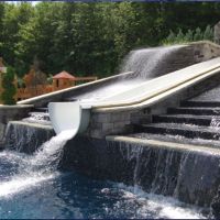 Custom Water Slides for Residential In-ground Pools at Dolphin Waterslides