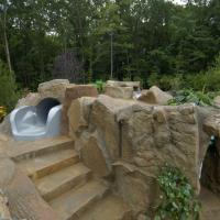 Custom Water Slides for Residential In-ground Pools at Dolphin Waterslides