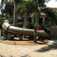 Custom Water Slides for Residential In-ground Pools at Dolphin Waterslides