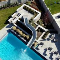 Custom Water Slides for Residential In-ground Pools at Dolphin Waterslides